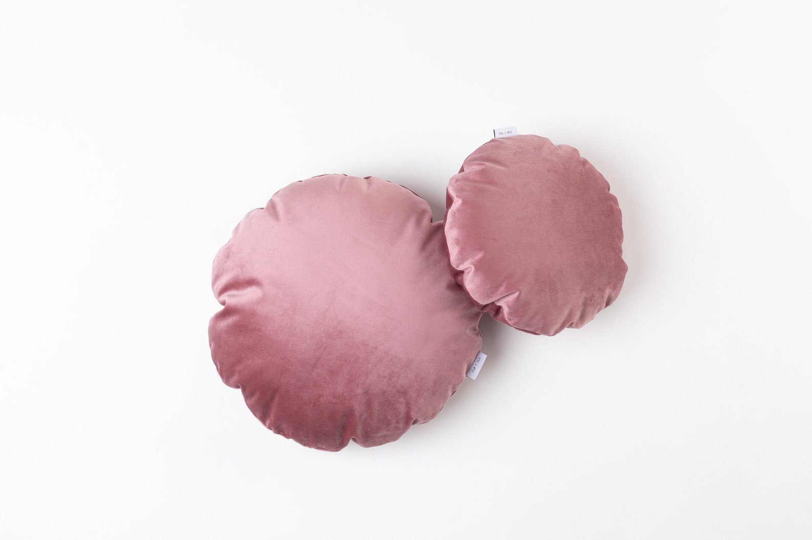 Round Velvet Pillow | Decorative Throw Pillow | Circle Accent Pillow ...