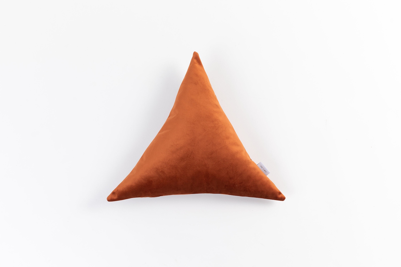 Triangle Velvet Pillow Decorative Throw Pillow Triangle - Etsy