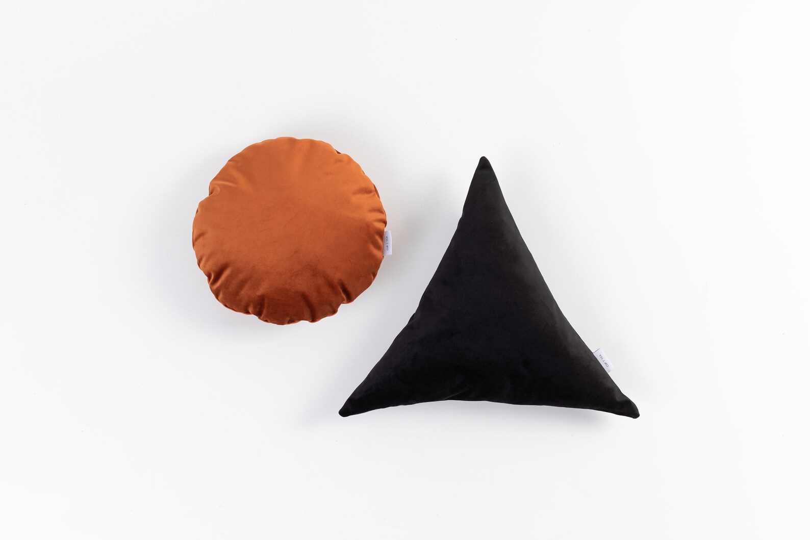 Triangle Velvet Pillow Decorative Throw Pillow Triangle | Etsy