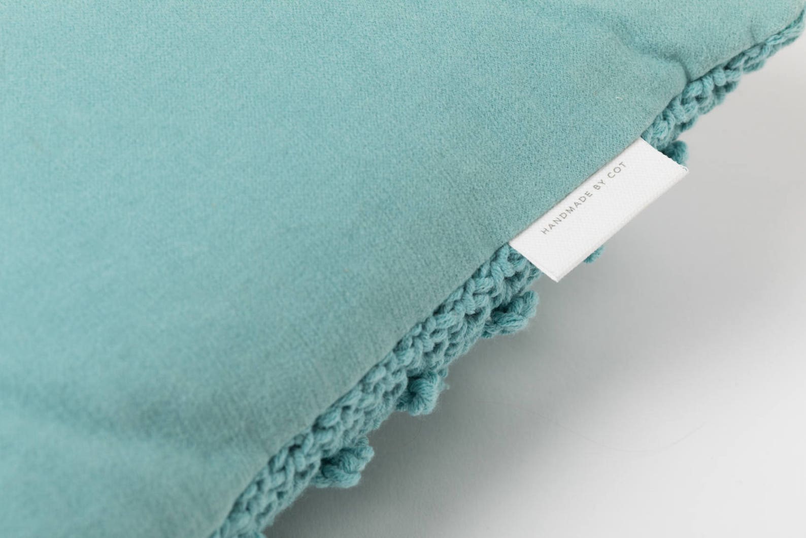 Crochet Dotted Pillow . Mint Crochet Cushion Throw Pillow - Etsy