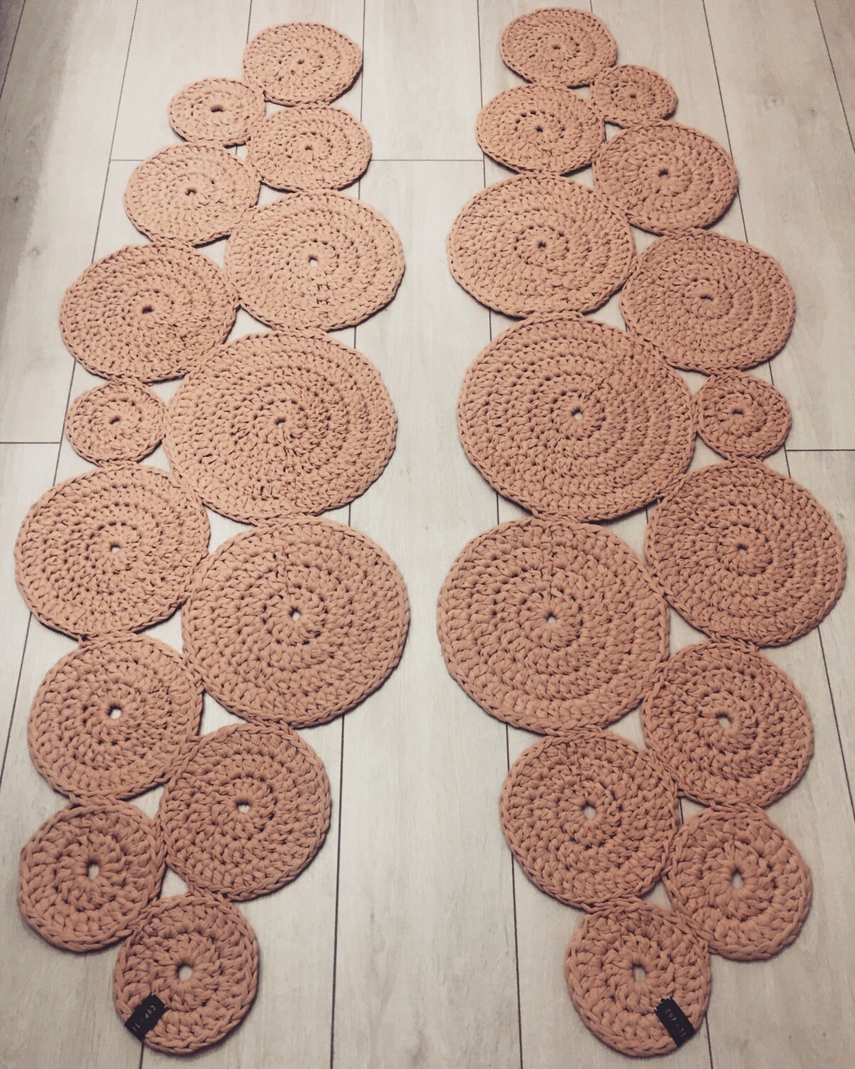 Crochet Round Rug . Retro Rose Crochet Cotton Rug Crochet - Etsy
