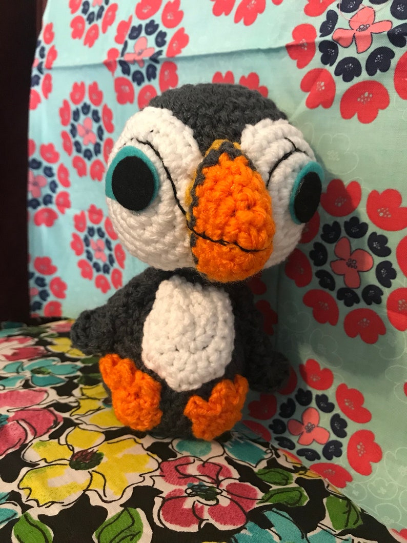 Puffin Rock Inspired Crochet Doll, Oona Amigurumi Toy - Etsy