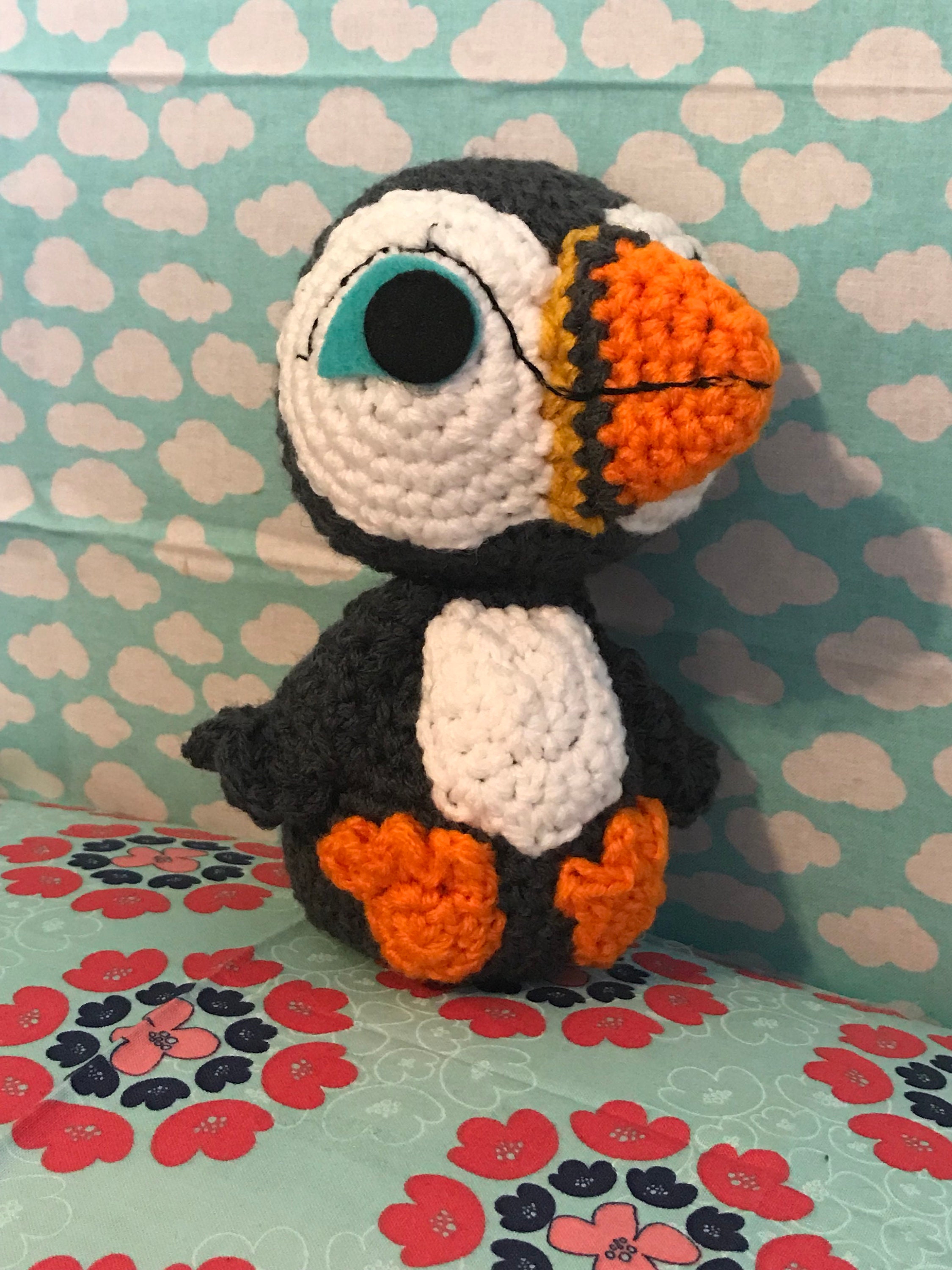 Puffin Rock Inspired Crochet Doll, Oona Amigurumi Toy - Etsy