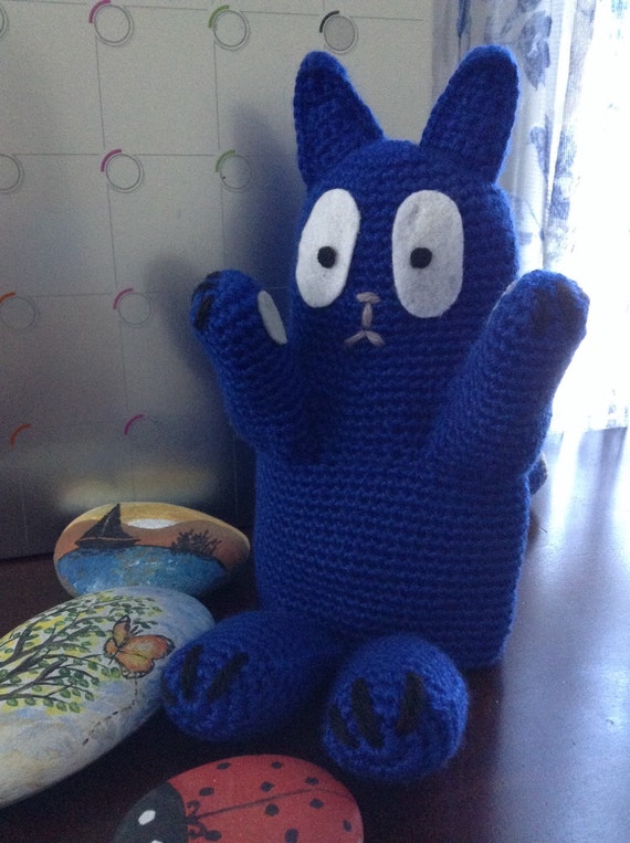 Items similar to Handmade puppet inspired by peg plus cat, peg plus cat ...
