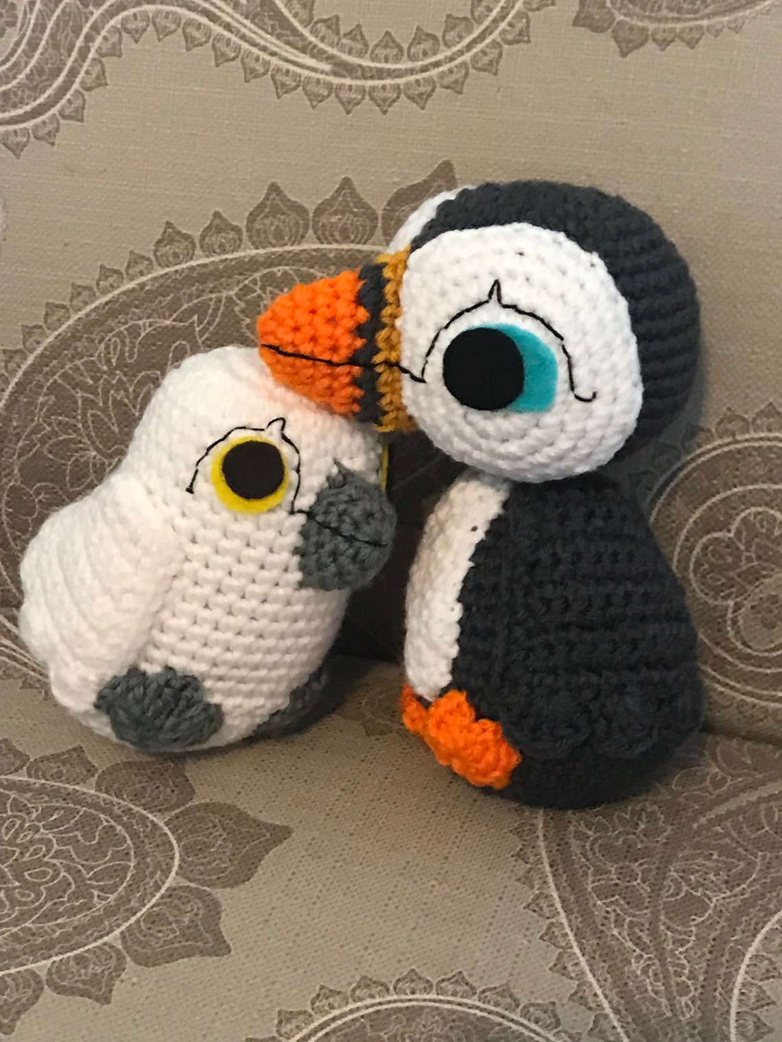 Baba Puffin Rock Crochet Doll - Amigurumi Toy - Etsy