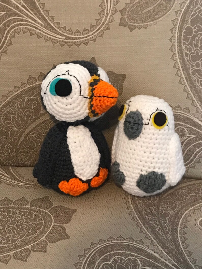 Baba Puffin Rock Crochet Doll - Amigurumi Toy - Etsy