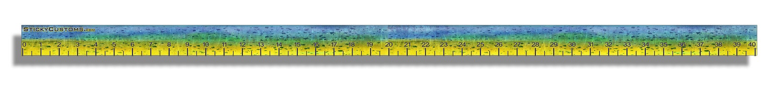 Mahi Pattern Sticky 40 Inch Ruler Self Adhesive Sticker for - Etsy