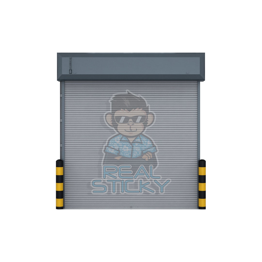 RC 1/10 Scale Garage Door Realistic Looking Metal Door Printed Sticker ...