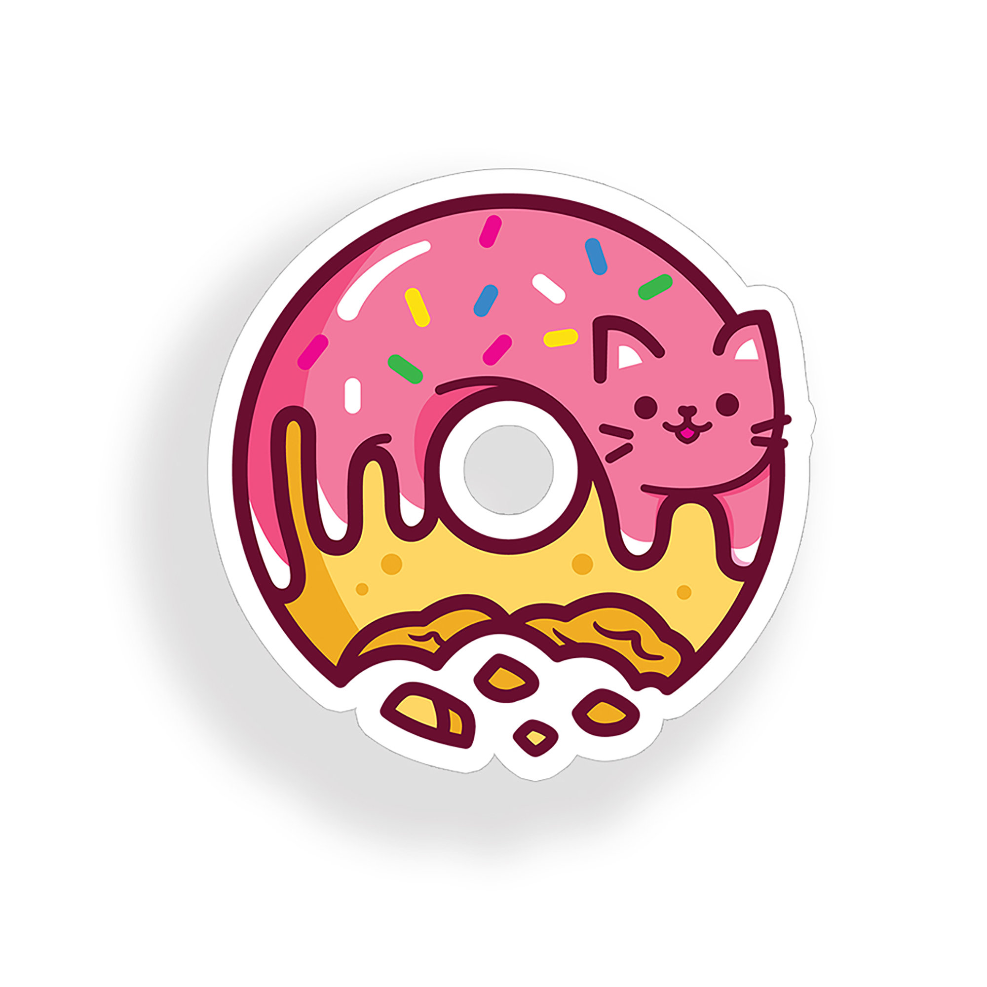 Super cute donut sticker Stickers Paper & Party Supplies etna.com.pe