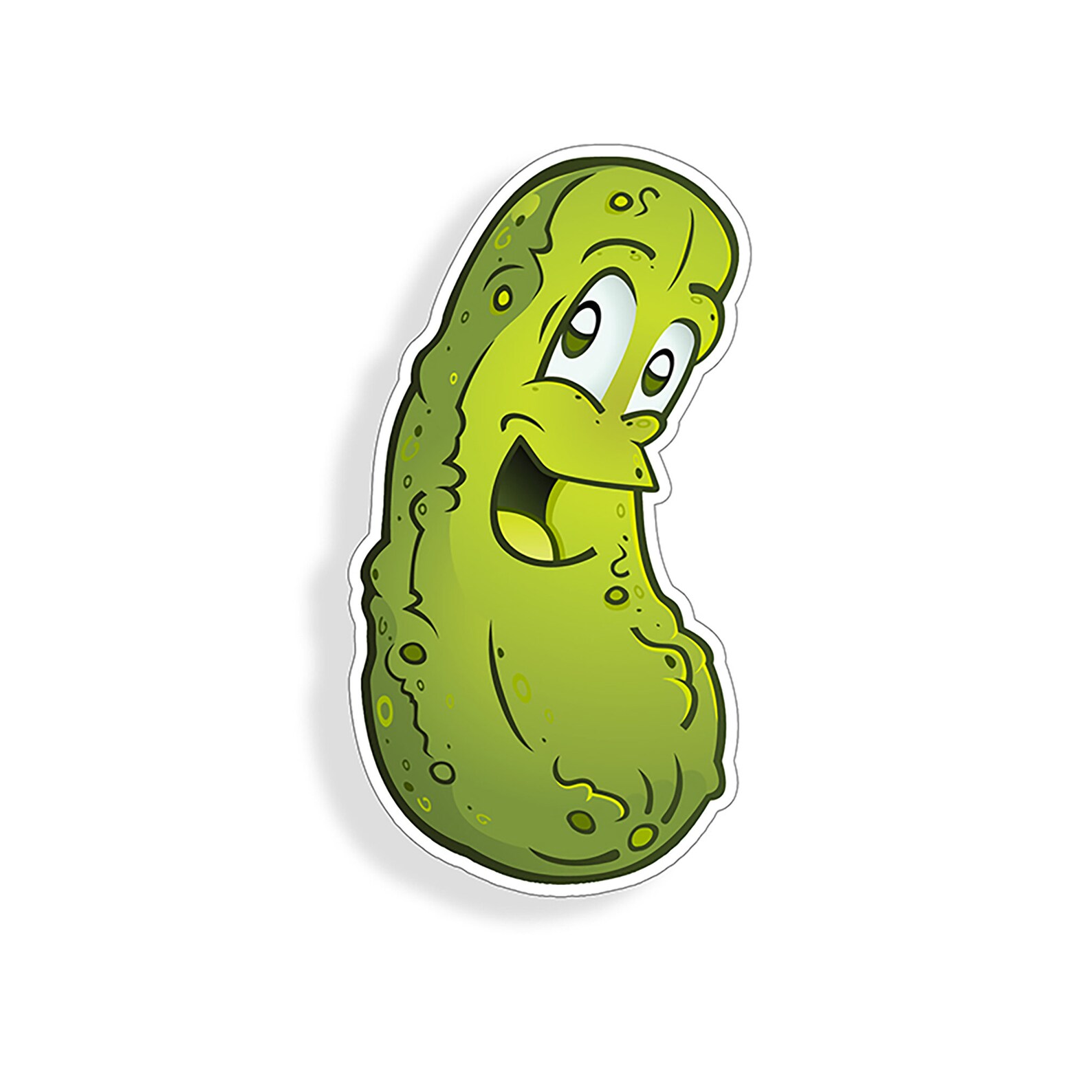 Dill Pickle Sticker Silly Cartoon Food Cup Cooler Laptop Tumbler Car ...