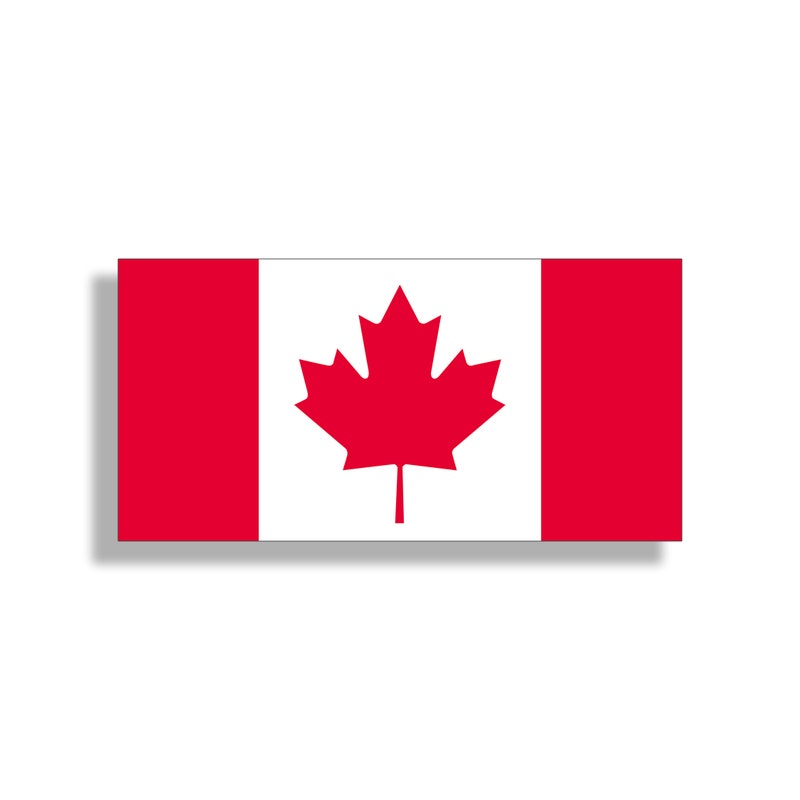 Canadian Flag Decal for Car - Etsy UK