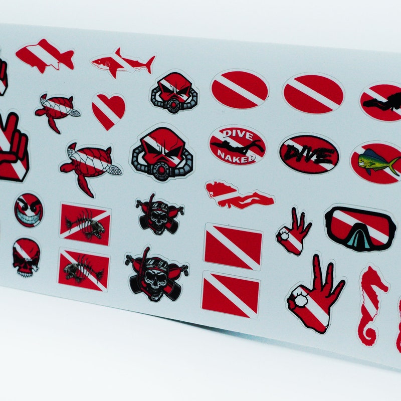 Scuba Diver Decals - Etsy