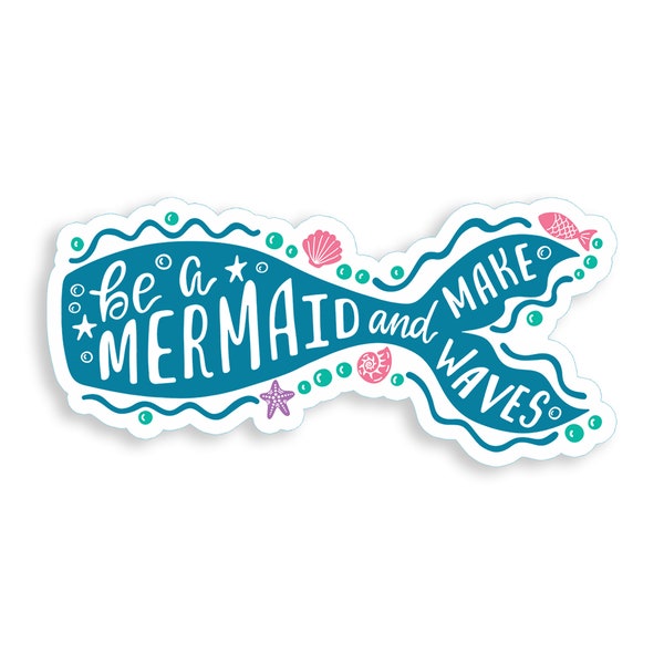 Mermaid Car Sticker - Etsy