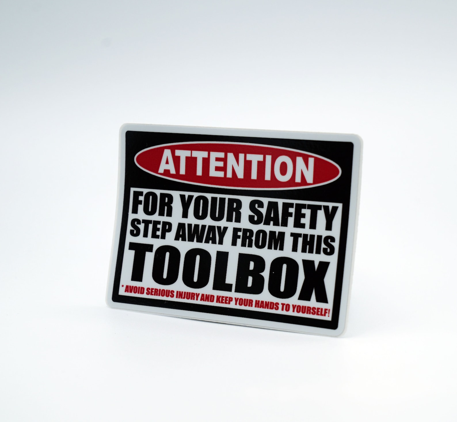 Tool Box Warning Sticker Step Away From My Toolbox Funny - Etsy
