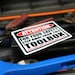 Tool Box Warning Sticker Step Away From My Toolbox Funny Custom Printed ...