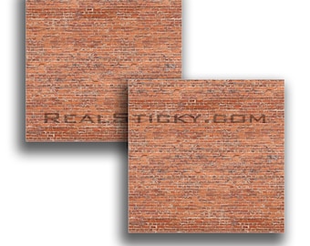 RC 1/10 Scale Rustic Red Brick Garage Wall Sticker Shop | Etsy