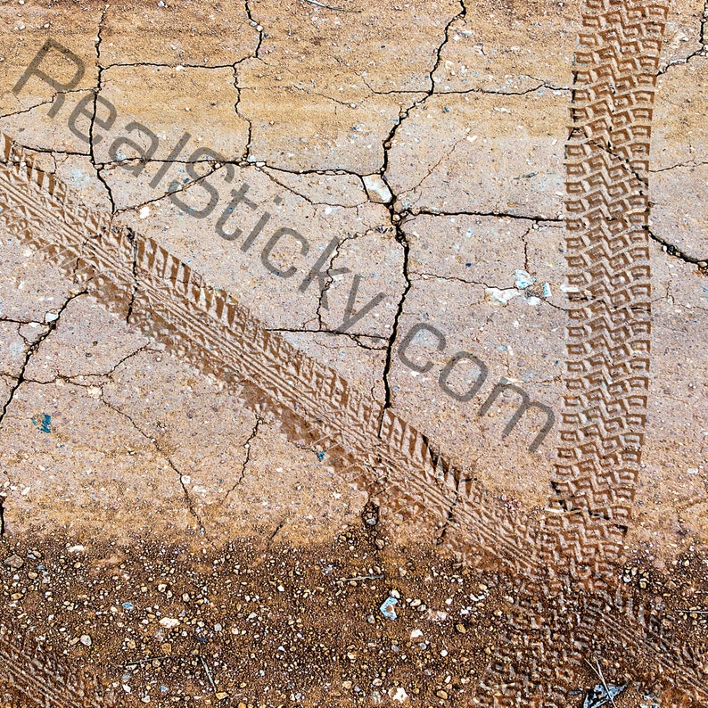 1/10 Scale Dirt Sticker Cracked Ground Garage Floor Sticker - Etsy