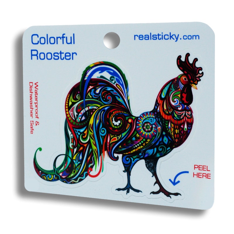 Rooster Decals - Etsy
