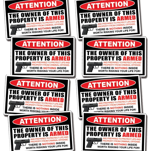 Firearms Stickers - Etsy