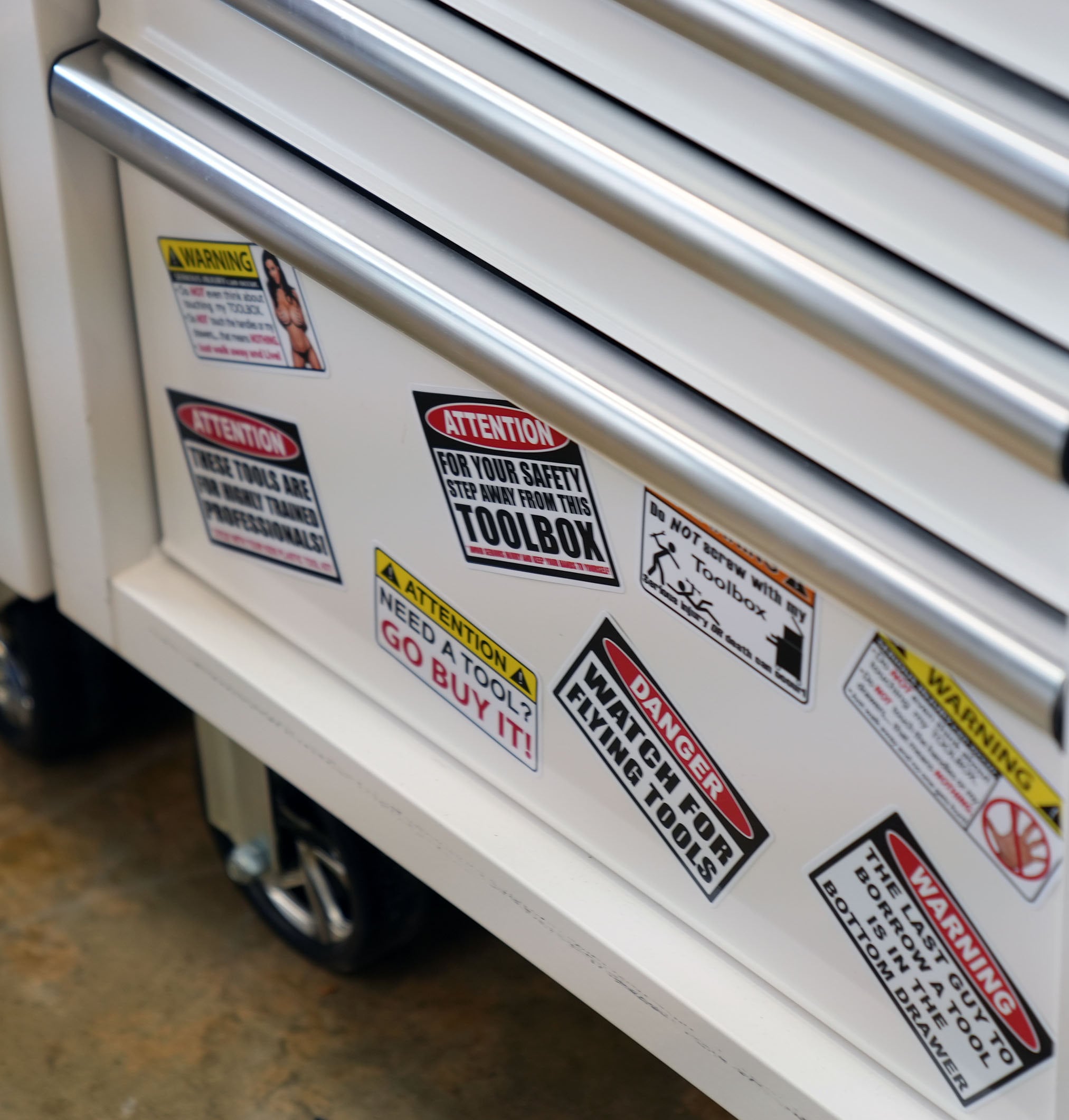 Toolbox Sticker Pack Tool Box Decal Set Funny Tools Guy Dad - Etsy UK