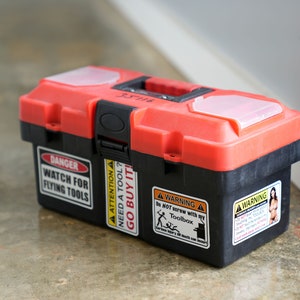 Funny Need A Tool Sticker Toolbox Tool Box Warning Attention Shop ...