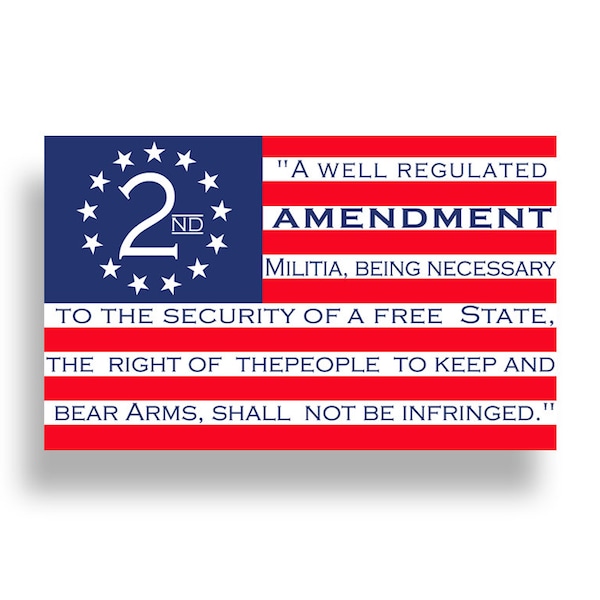 2nd Amendment Decal - Etsy