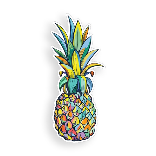 Pineapple Sticker - Etsy