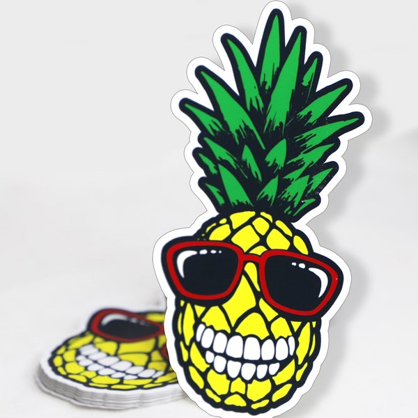 Pineapple Wall Decal - Etsy