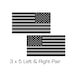 Black and White USA Flag Sticker American Patriotic Tablet Laptop Cup ...