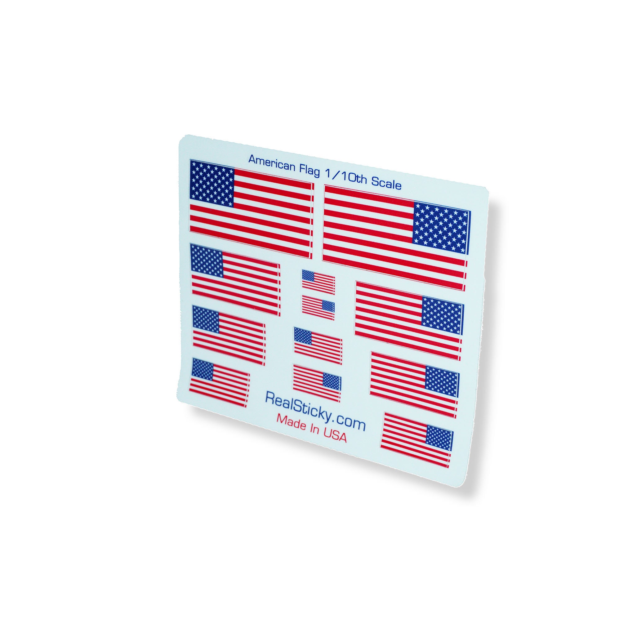 1:10th Scale USA Flag Sheet American Patriotic RC Car Truck Remote ...