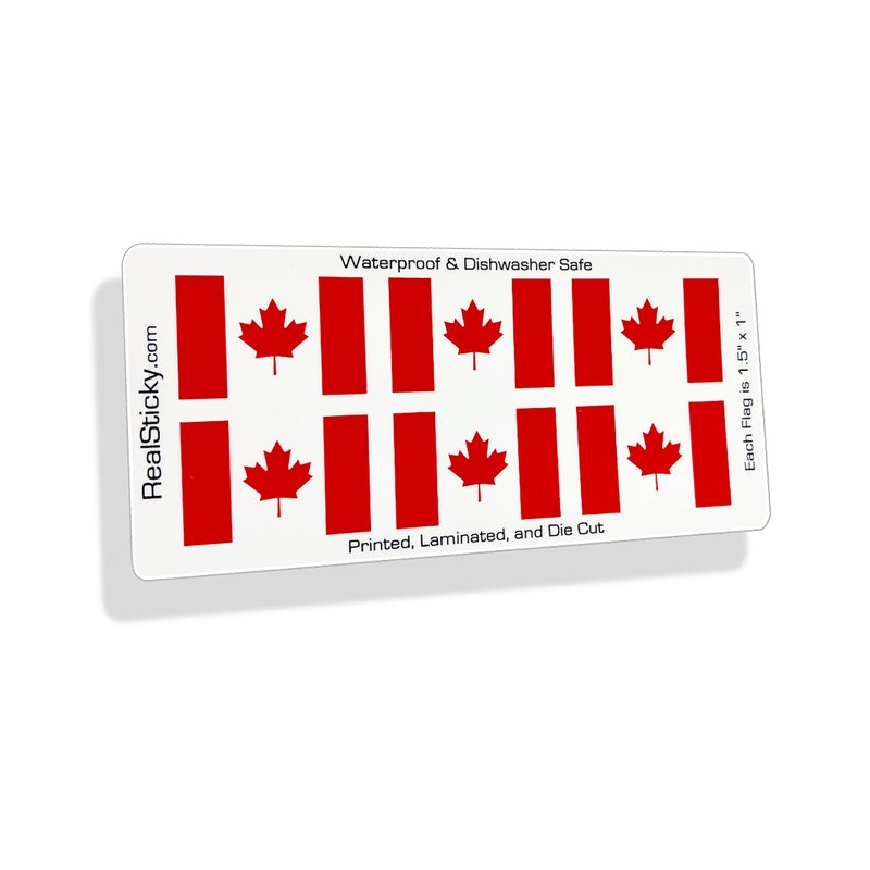 Mini Canada Stickers - Etsy