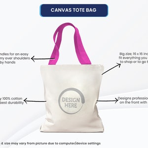 Canvas Tote Reusable Shopping Bag Love is Love Heart Valentines Day ...