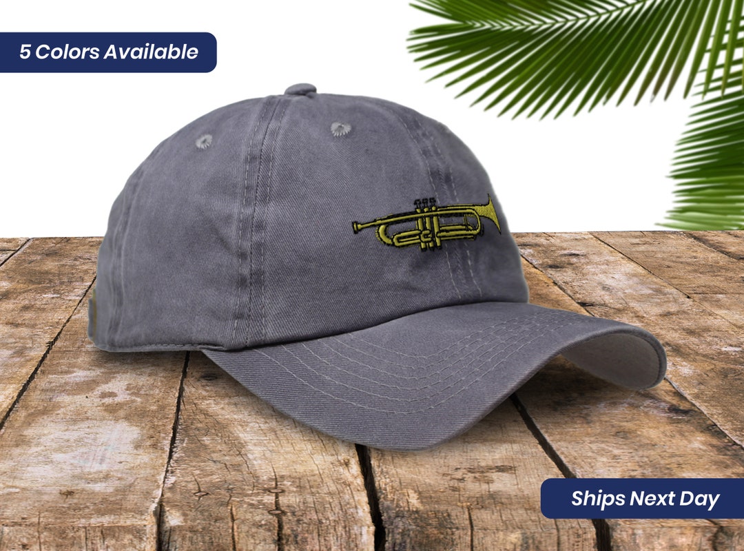Soft Baseball Cap Dad Dad Hat Trumpet Music B Embroidery Vintage Hats ...