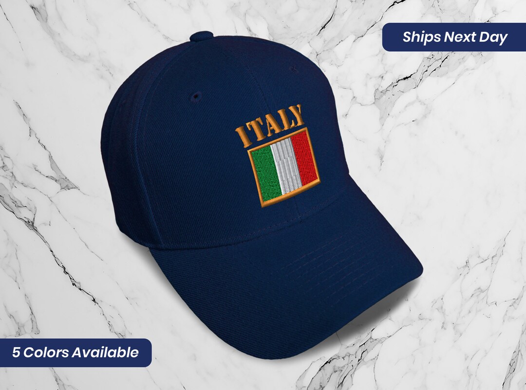 Baseball Caps for Men and Women Embroidered Ball Caps Italy Flag ...