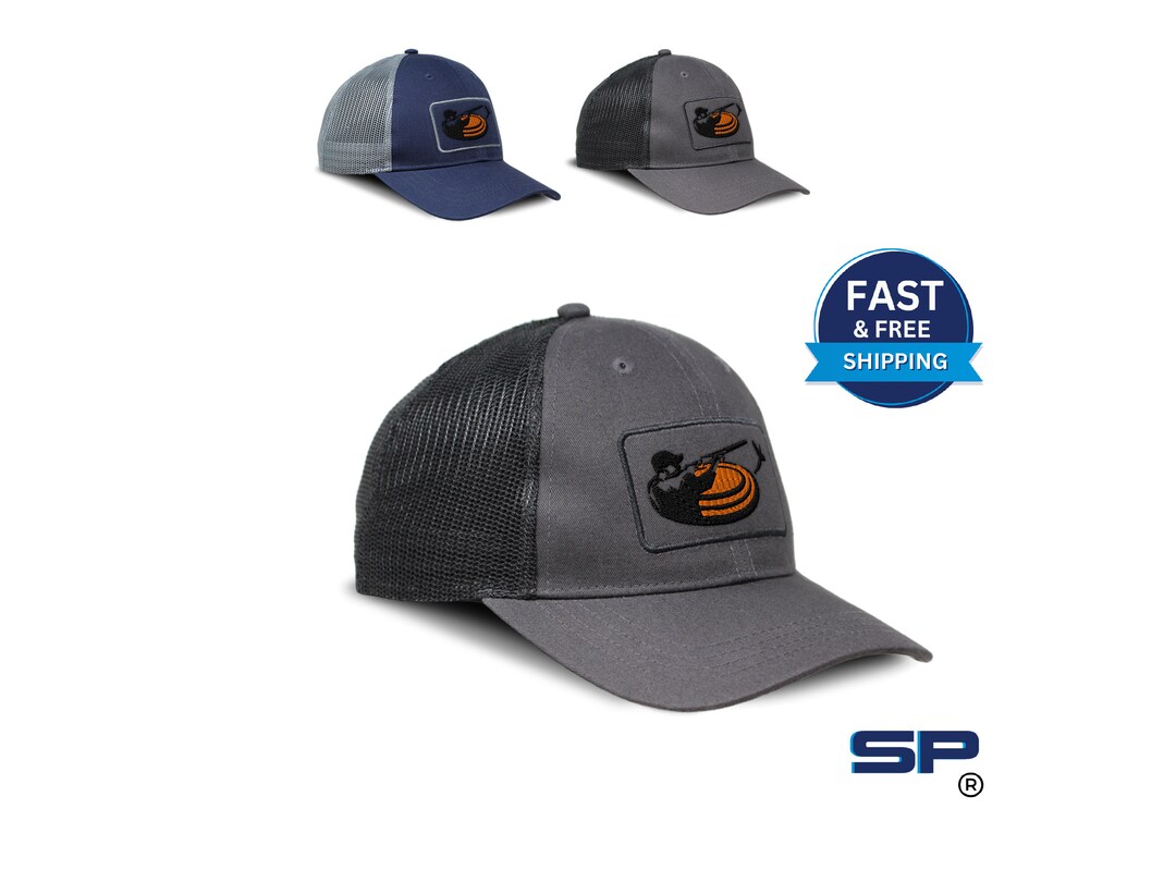 Patch Mesh Trucker Hat Trap Shooting Sport Embroidery Shooting - Etsy