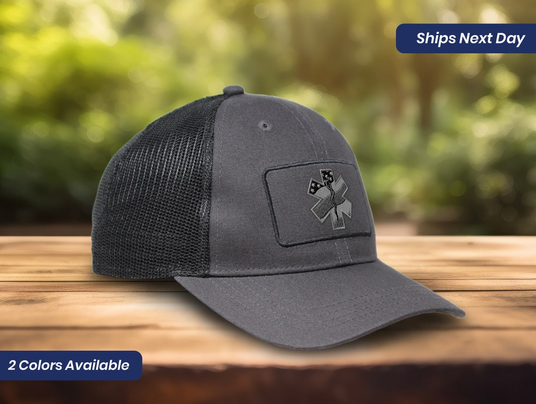 Mesh Cap Hat Patch Hat Baseball Cap Paramedic A Trucker Cap Hat Ball ...
