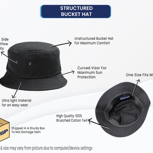 Bucket Hat Bucket Hats for Men Fisher Hat I'D Rather Be Metal Detecting ...