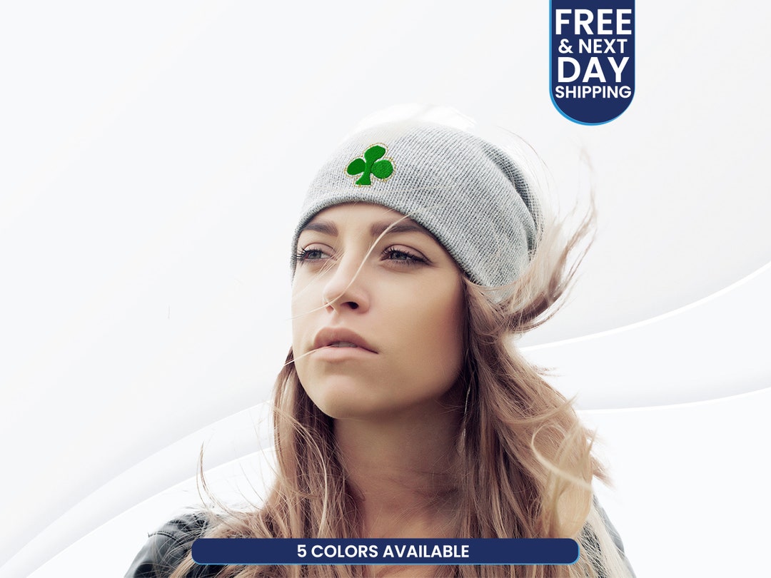 Slouchy Beanie for Men St Patricks Day Irish Shamrock Irish Winter Hats ...