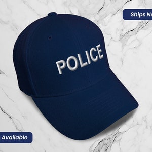 Baseball Caps for Men and Women Embroidered Ball Caps Police Block ...