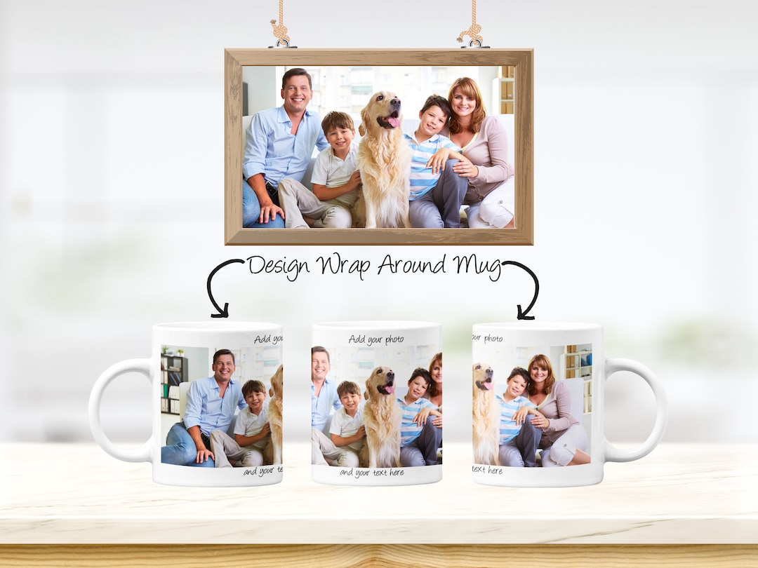 Personalized Photo Mug Custom Gift Mug With Photo and Text Custom ...