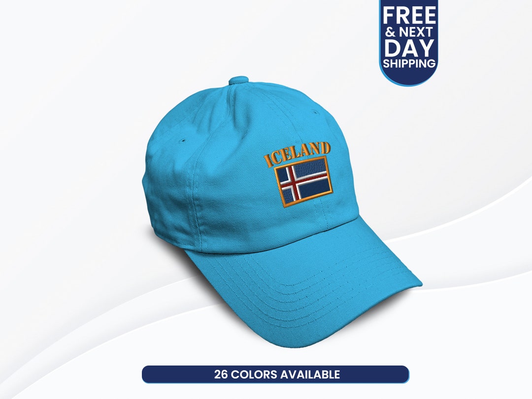 Soft Baseball Cap Iceland Flag Embroidery Flags World Cup Soccer ...