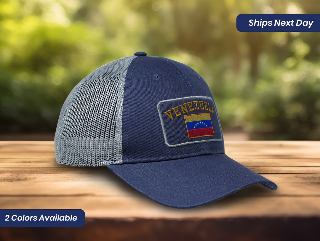 Mesh Cap Hat Patch Hat Baseball Cap Venezuela Flag Embroidery Trucker ...