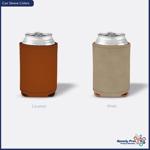 Leatherette Beer Cuzzi Can Sleeve Choose Life Drink Cooler Beverage Can ...