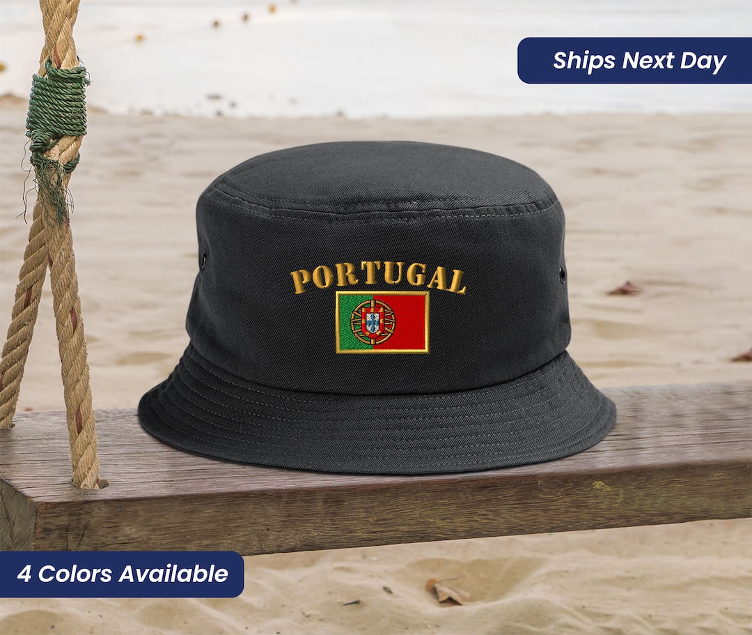 Bucket Hat Bucket Hats for Men Fisher Hat Portugal Flag Embroidery ...