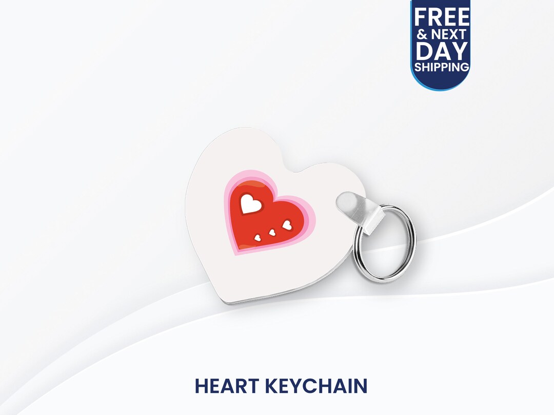 Custom Keychain Hearts in Heart Holidays and Occasions Valentins Day ...