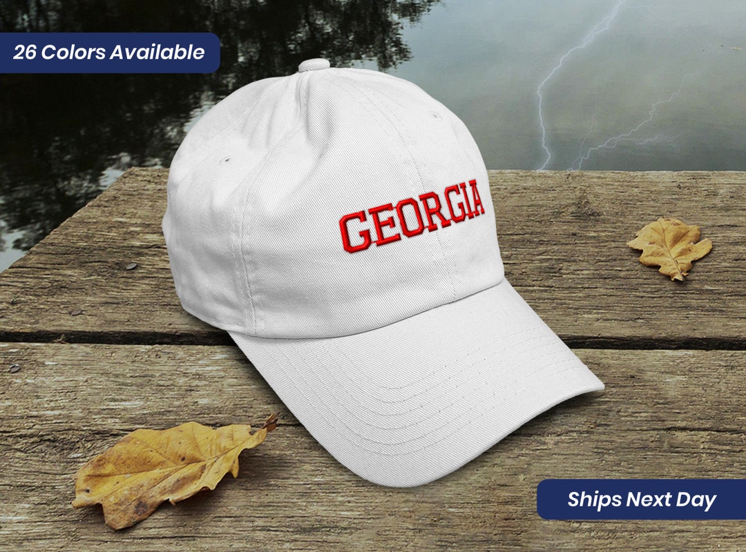 Soft Baseball Cap Embroidered Dad Hat Georgia State America Usa D ...