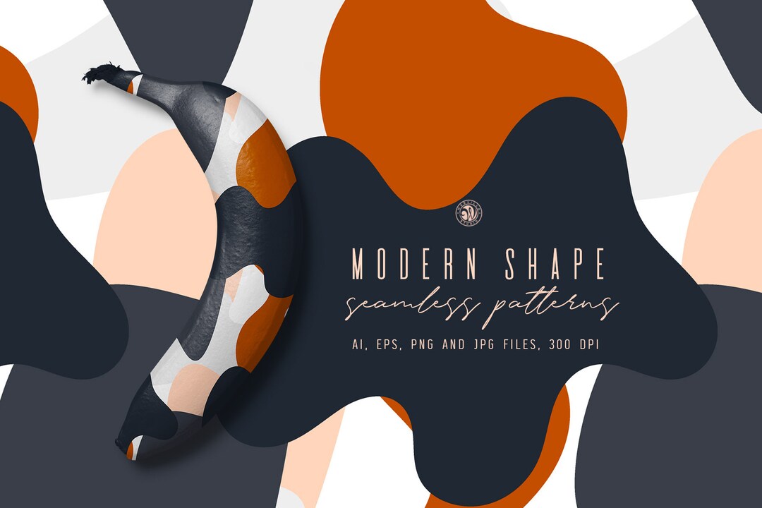 16 Modern Shape Patterns, Vector Seamless Geometric Patterns Collection ...