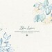 30 Blue Leaves Clipart Set, Digital Patterns, Watercolor Hand Painted ...