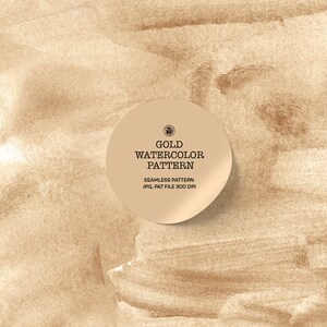 Gold Painted Watercolor Seamless Hand Painted Pattern, Abstract Pattern ...