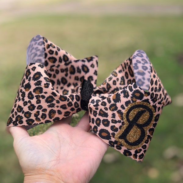 Leopard Print Bow - Etsy